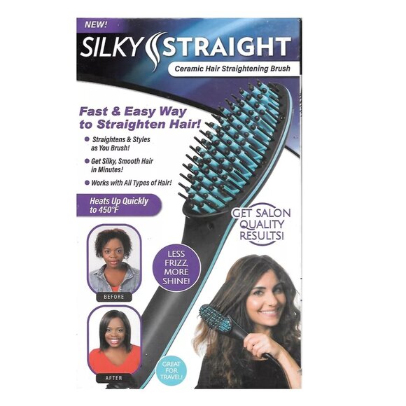 Simply Straight | Hair | Silky Straight Ceramic Straightening Brush ...